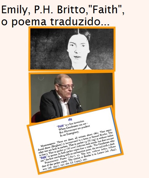Emily Dickinson, P. Henriques Britto e o leitor – Leveza e Esperança